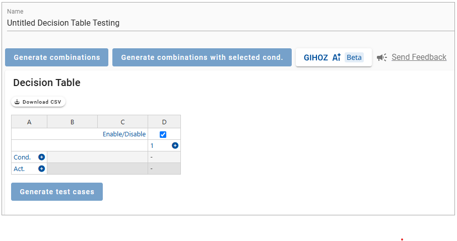 Application for use – GIHOZ Support site